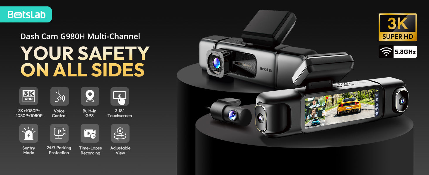 How the Botslab dashcam G980H enhances your driving safety