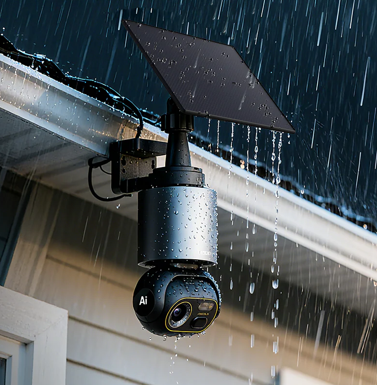 Weatherproof 4K Outdoor Security Camera for Backyard and Driveway Prot ...